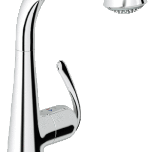 Grohe Ladylux Plus Kitchen Faucet Dual Spray | Allied PHS