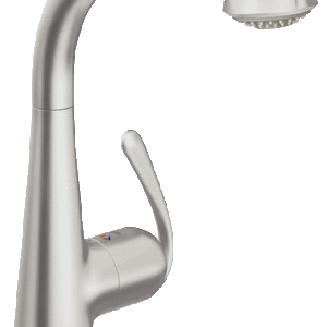 Grohe Ladylux Plus Kitchen Faucet Dual Spray | Allied PHS