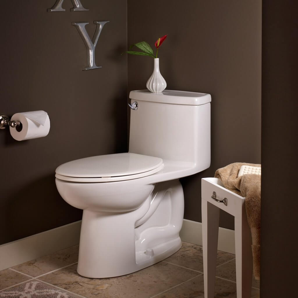 American Standard Compact Cadet 3 FloWise One-Piece 1.28 gpf Toilet ...