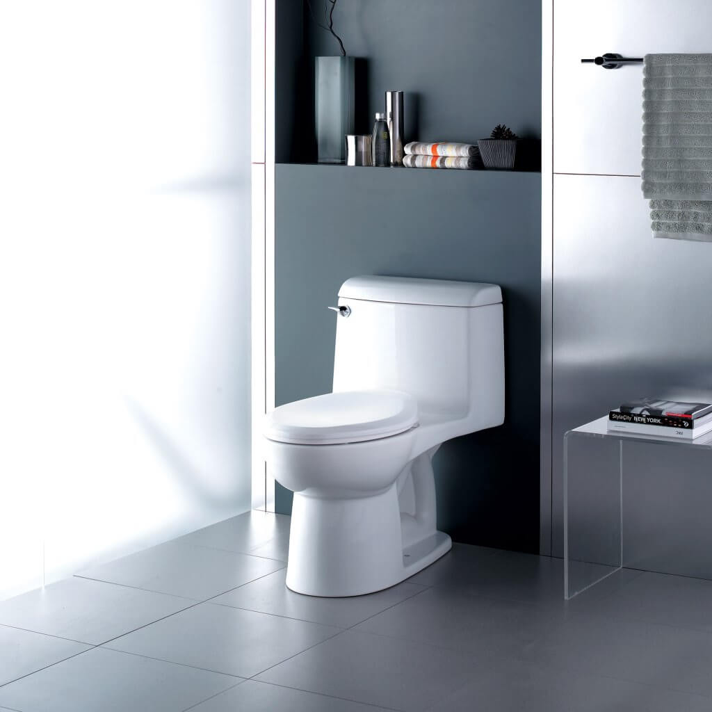 American Standard Champion 4 Elongated One-Piece Toilet 1.6 GPF with ...